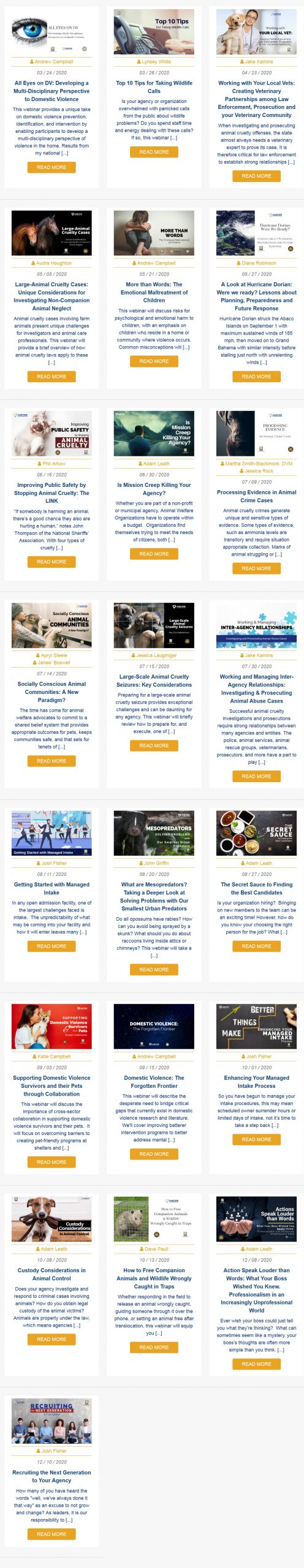 Webinars | National Animal Care & Control Association