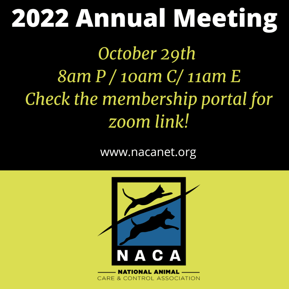 National Animal Care & Control Association | Welcome to NACA's Online ...