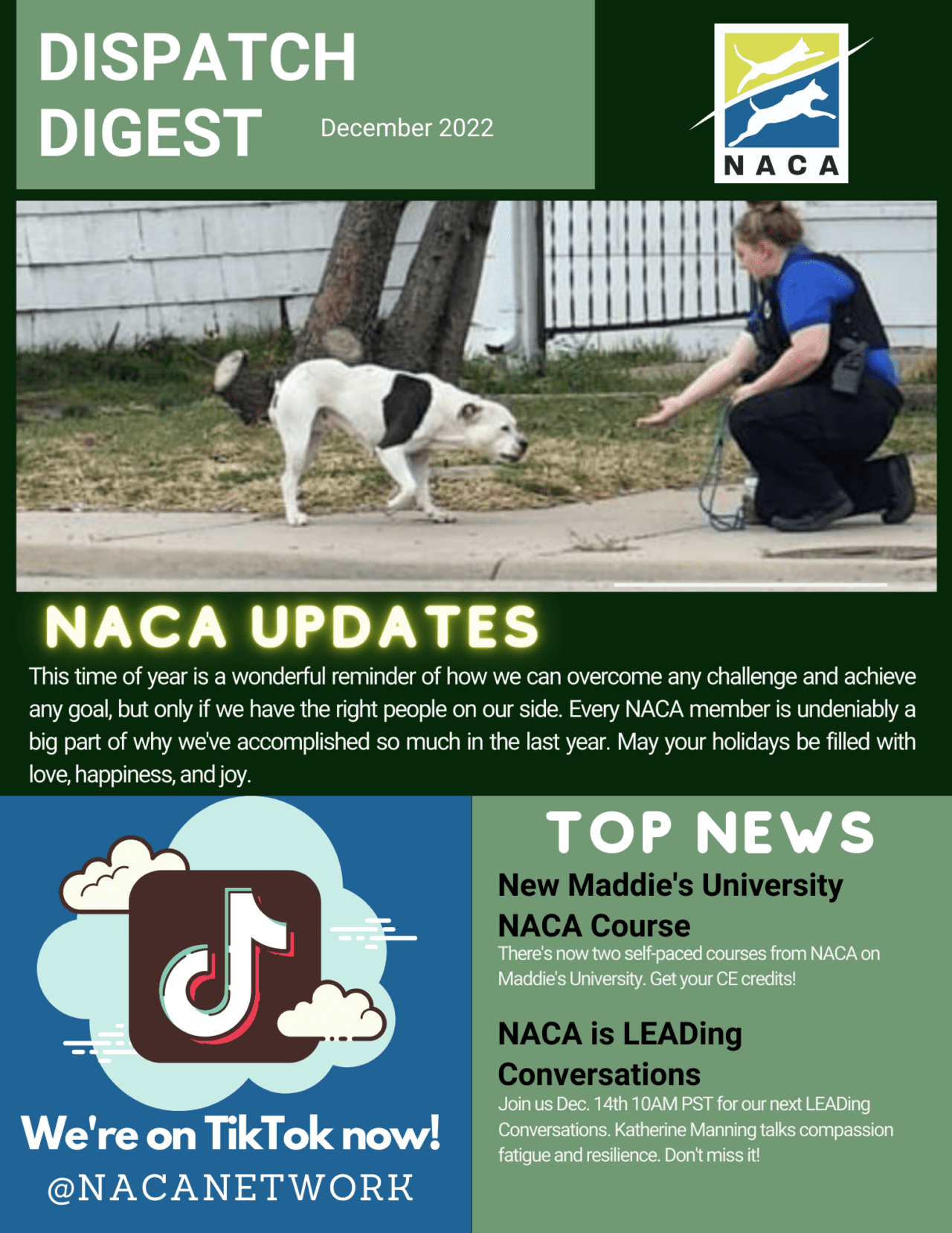 December Dispatch Digest - National Animal Care & Control Association