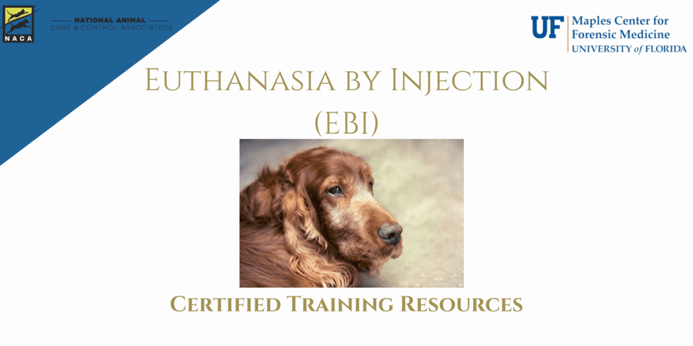 Euthanasia Training Resources | National Animal Care & Control Association
